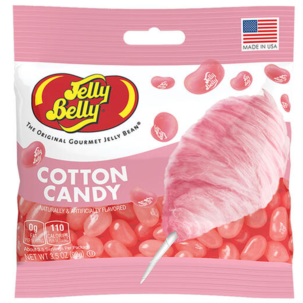 Jelly Belly Cotton Candy 3 5 Oz 12 Count Cow Crack Wholesale