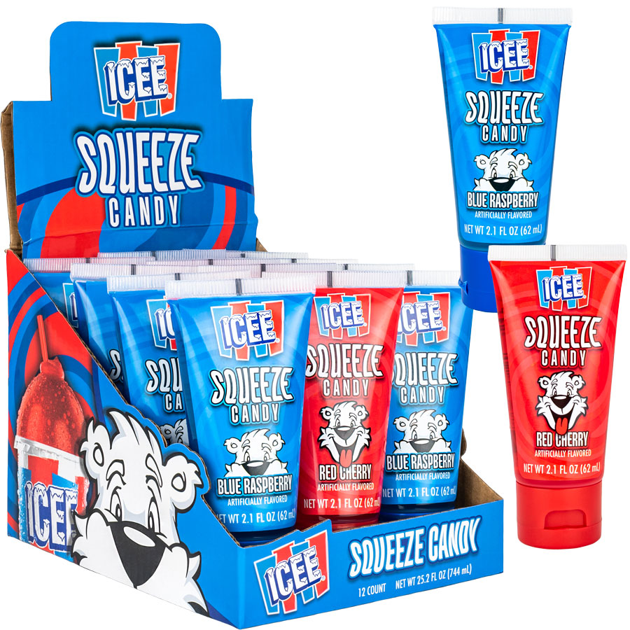 Icee Squeeze Candy 12 Count | Cow Crack Wholesale