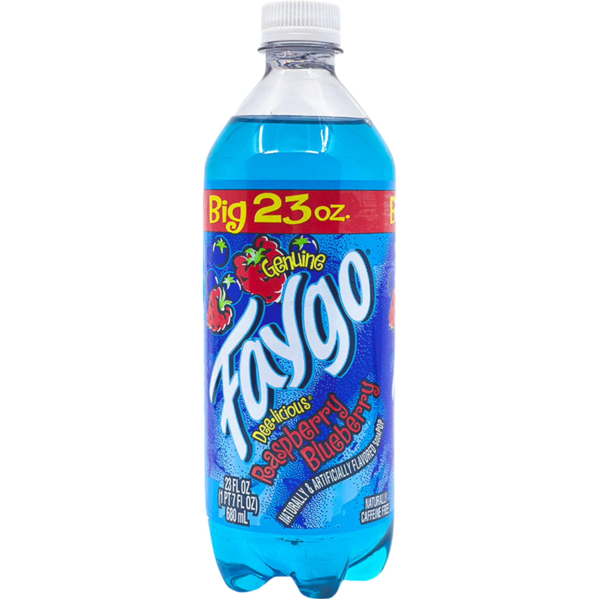 Faygo Raspberry Blueberry Soda 24 Count | Cow Crack Wholesale