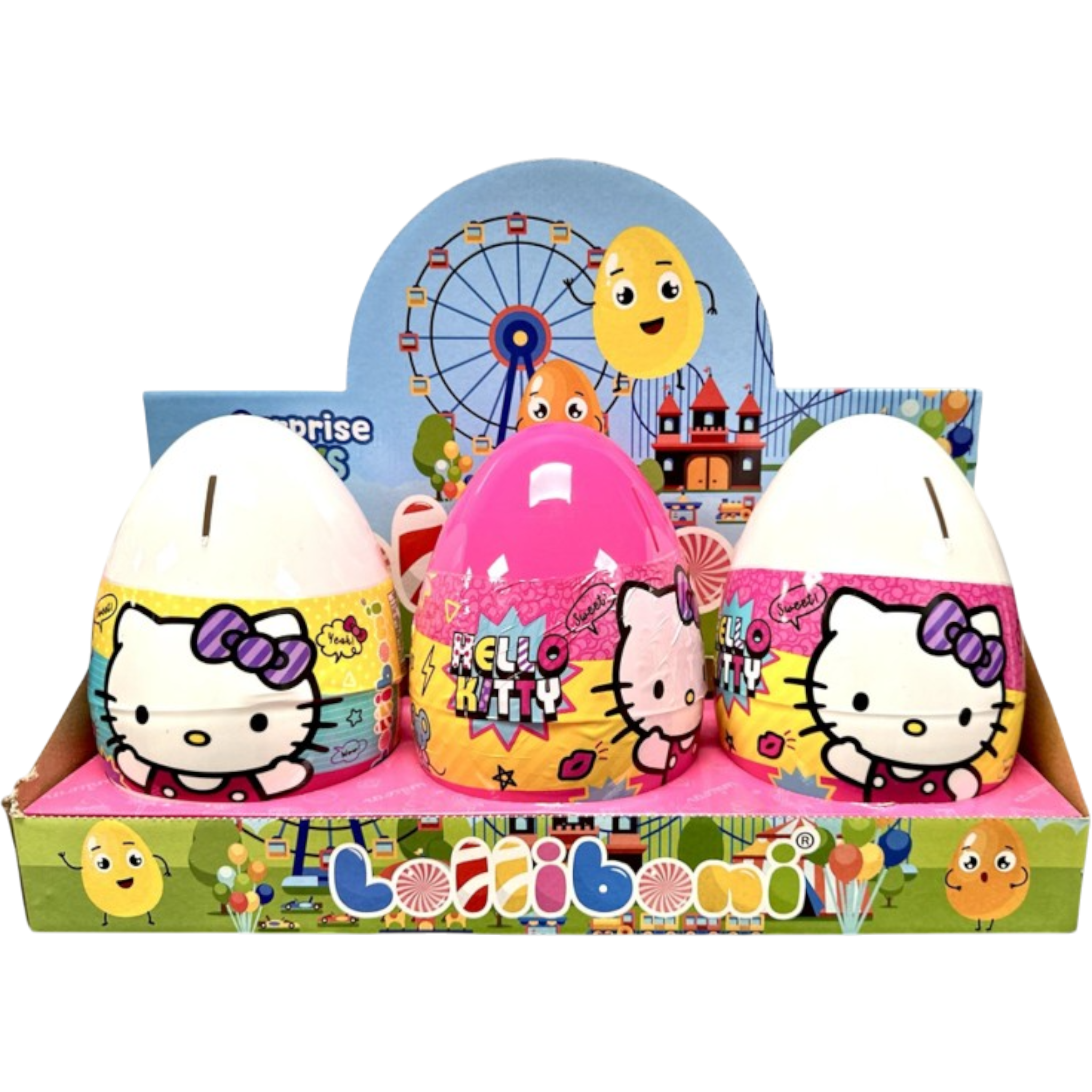 Hello Kitty Giant Surprise Egg 6 Count | Cow Crack Wholesale