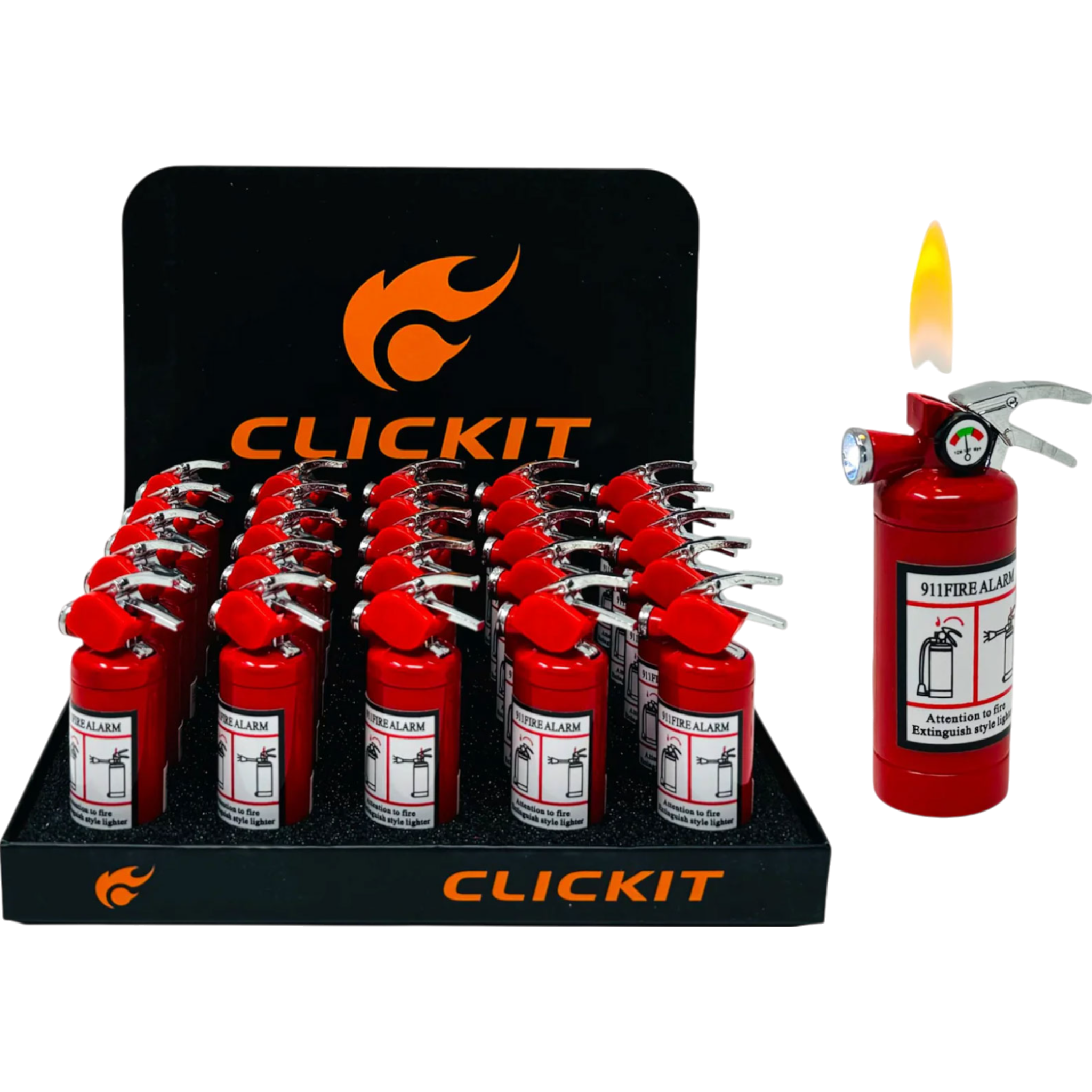 Clickit Torch Fire Extinguisheer Torch Lighter 20 Count | Cow Crack ...