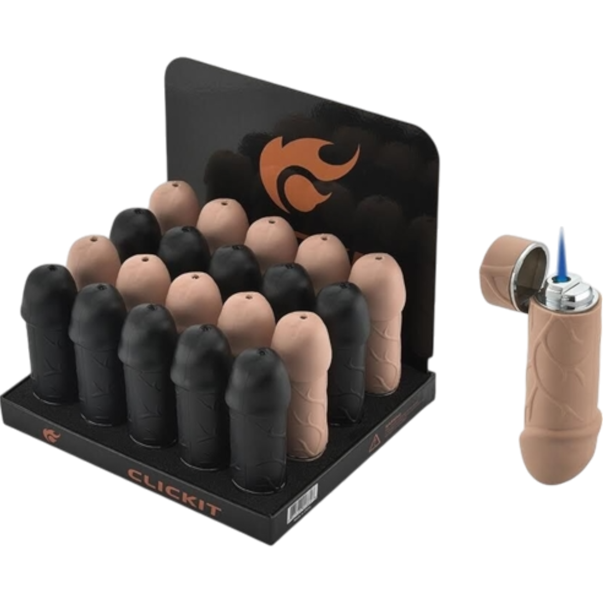 Clickit Torch Penis Torch Lighter 20 Count | Cow Crack Wholesale