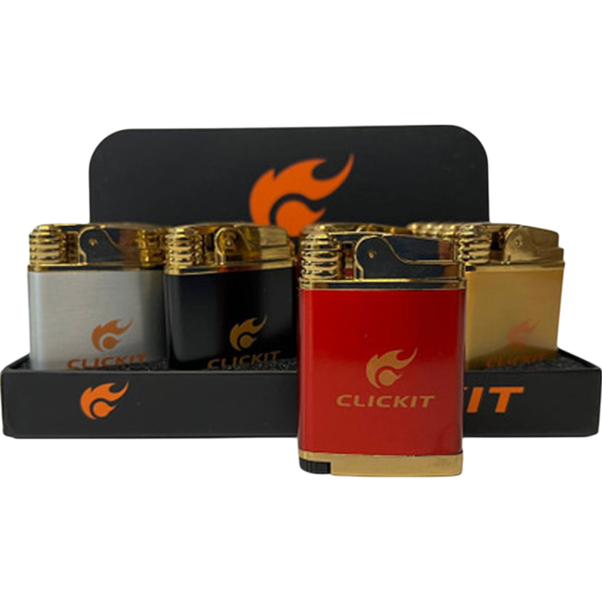 Clickit Torch Lighter Classic 20 Count | Cow Crack Wholesale