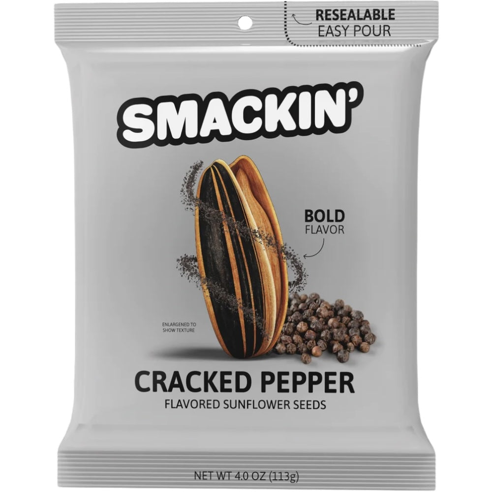 Smackin' Seeds Cracked Pepper 4 oz | Cow Crack Wholesale
