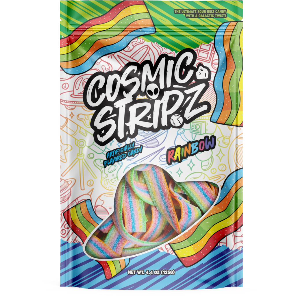 Cosmic Stripz Rainbow 4.4 oz- 12 Count | Cow Crack Wholesale