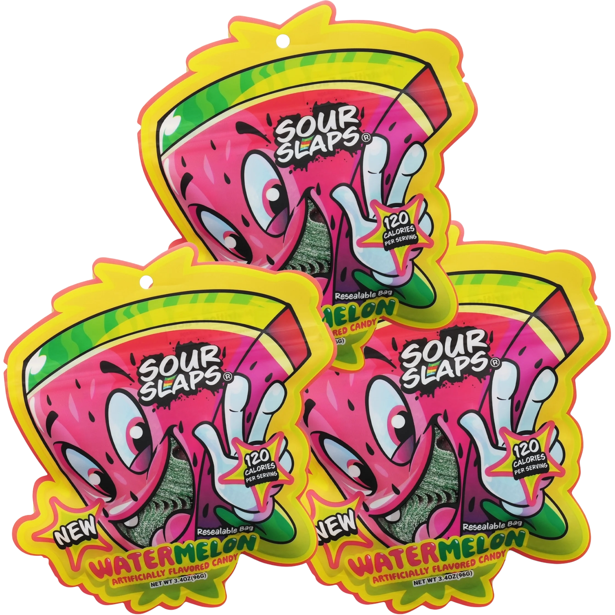 Sour Slaps Watermelon 12 Count | Cow Crack Wholesale