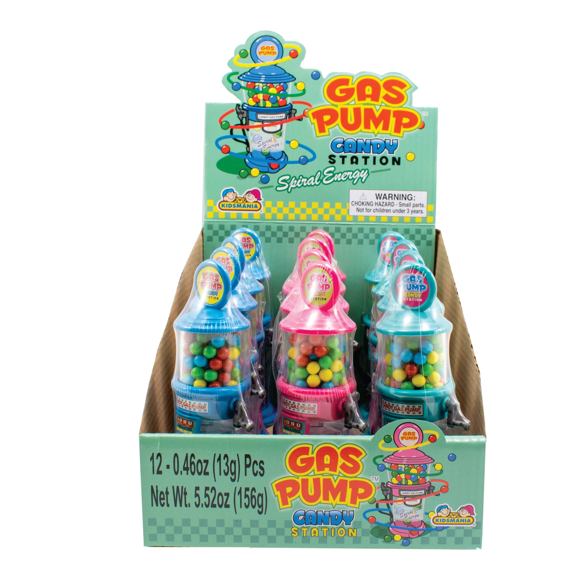 Gas Pump Candy Station 12ct | Cow Crack Wholesale