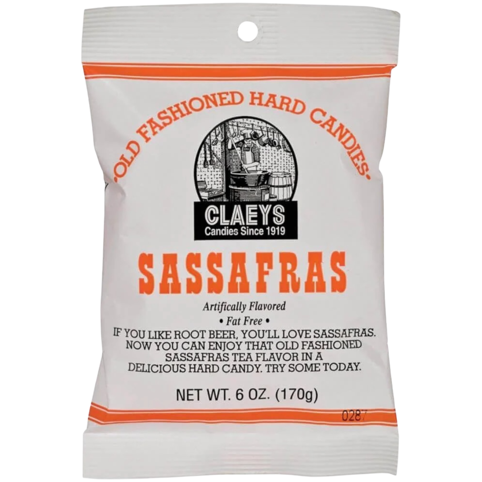 Claeys Old Fashioned Hard Candies Sassafras 12 Count | Cow Crack Wholesale