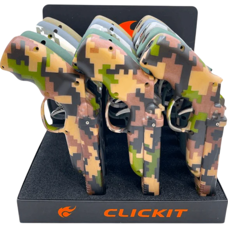 Clickit Torch Double Torch Pistol 15 Count | Cow Crack Wholesale