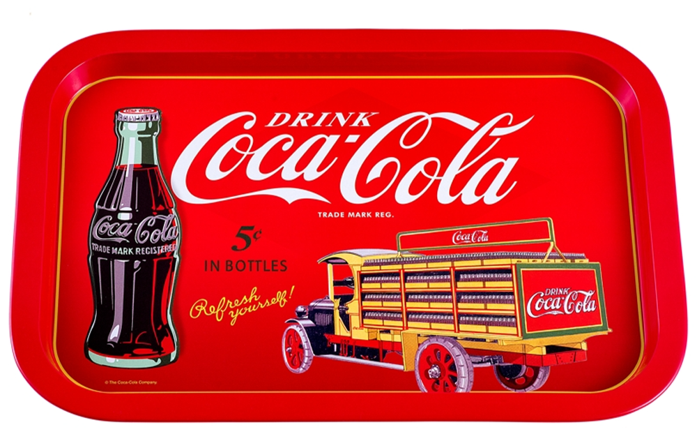 The Tin Box Company Coke Pc Coaster Set With Standing Metal, 42% OFF