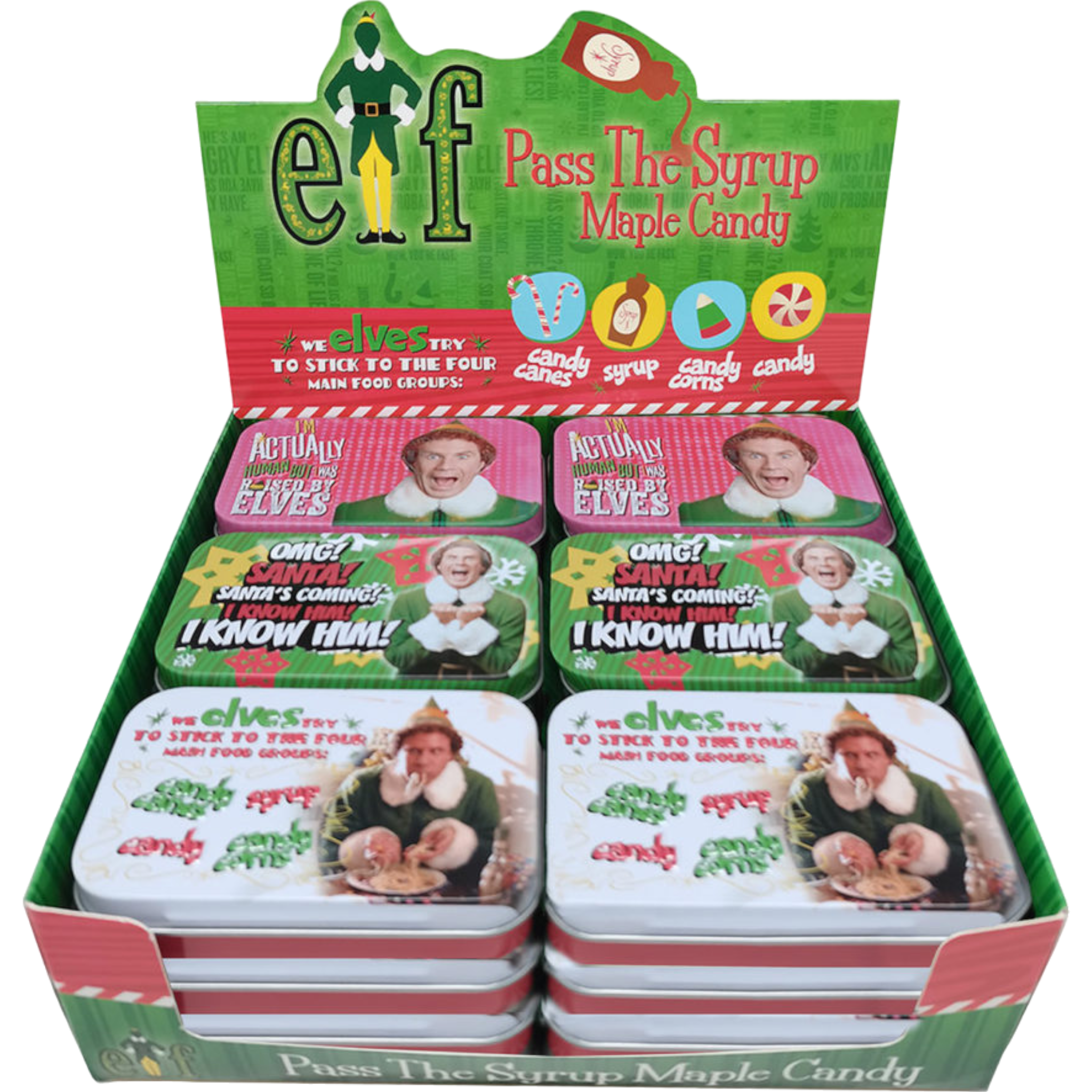 Elf Pass the Syrup Maple Candy 18 Count | Cow Crack Wholesale