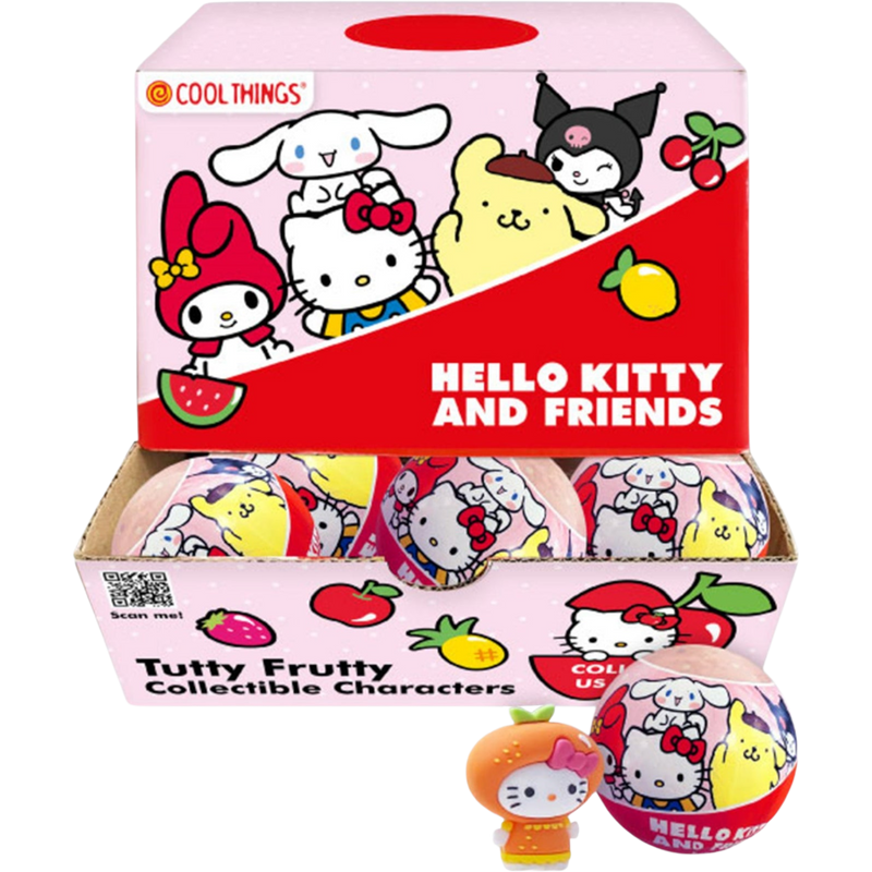 Hello Kitty and Friends Tutty Frutty Blind Capsule 20 Count | Cow Crack ...