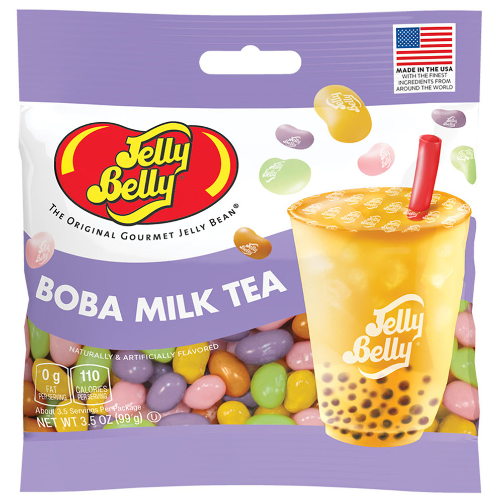 Jelly Belly Boba Milk Tea 3.5 OZ 12 Count | Cow Crack Wholesale