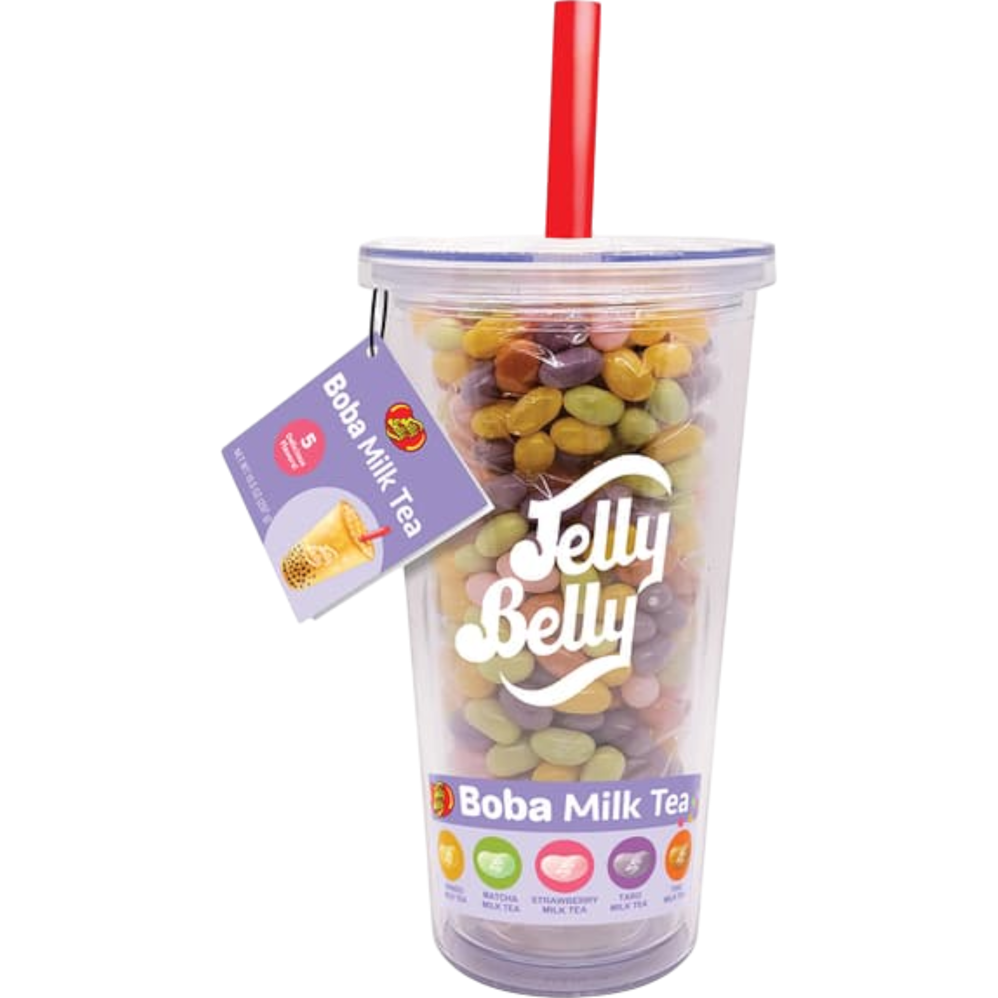 Jelly Belly Boba Milk Tea Jumbo Cup 12 Count | Cow Crack Wholesale