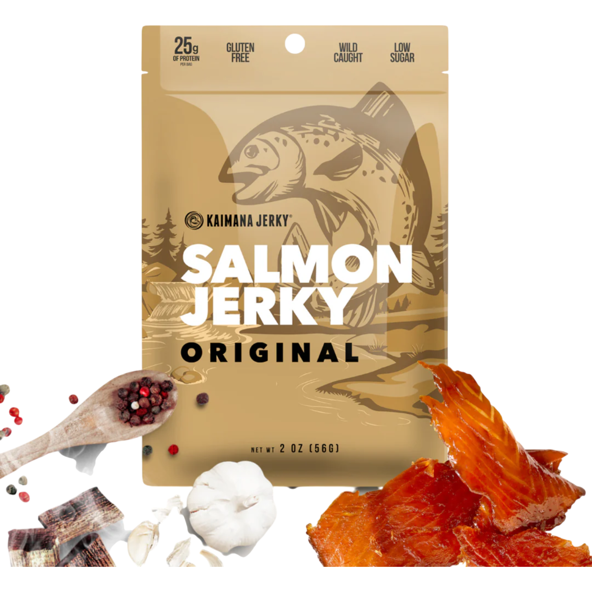Kaimana Original Salmon Jerky | Cow Crack Wholesale