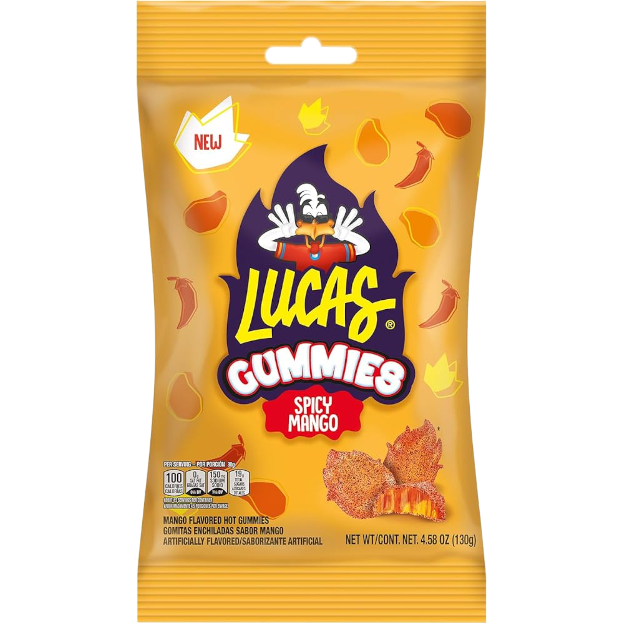 Lucas Gummies Spicy Mango 12 Count | Cow Crack Wholesale