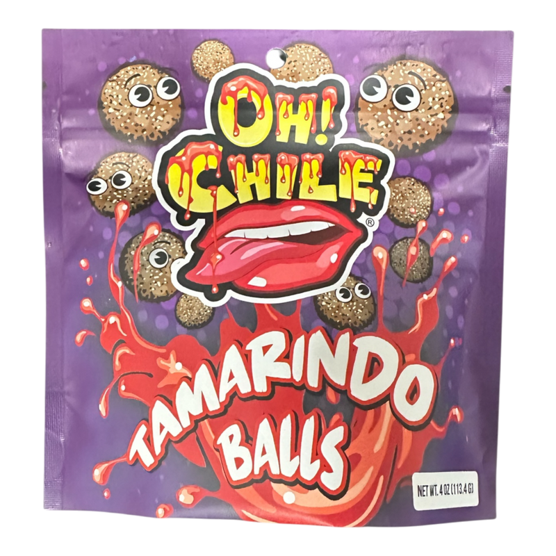 Oh! Chile Tamarindo Balls 4 oz | Cow Crack Wholesale