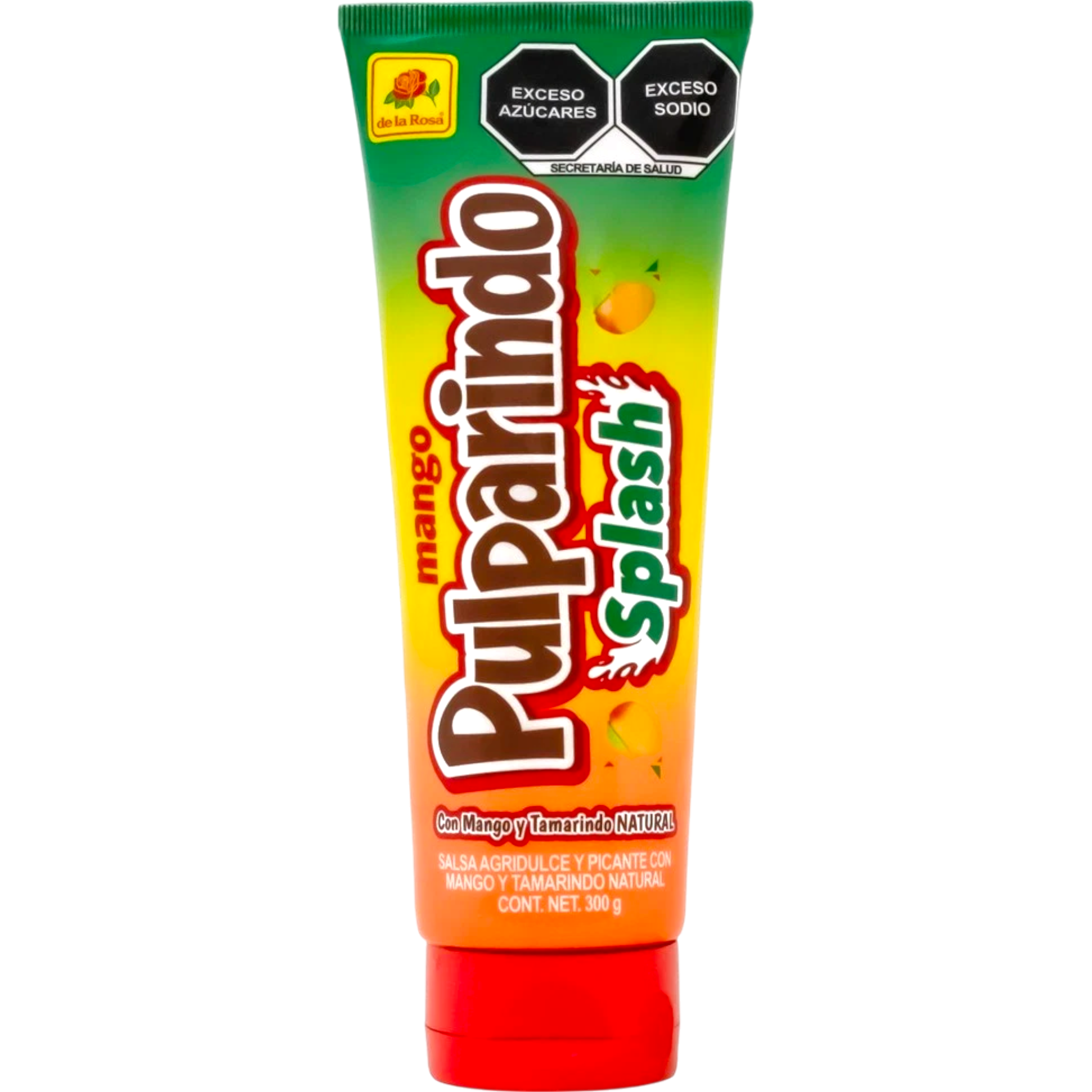 De La Rosa Pulparindo Splash Mango 12 Count | Cow Crack Wholesale