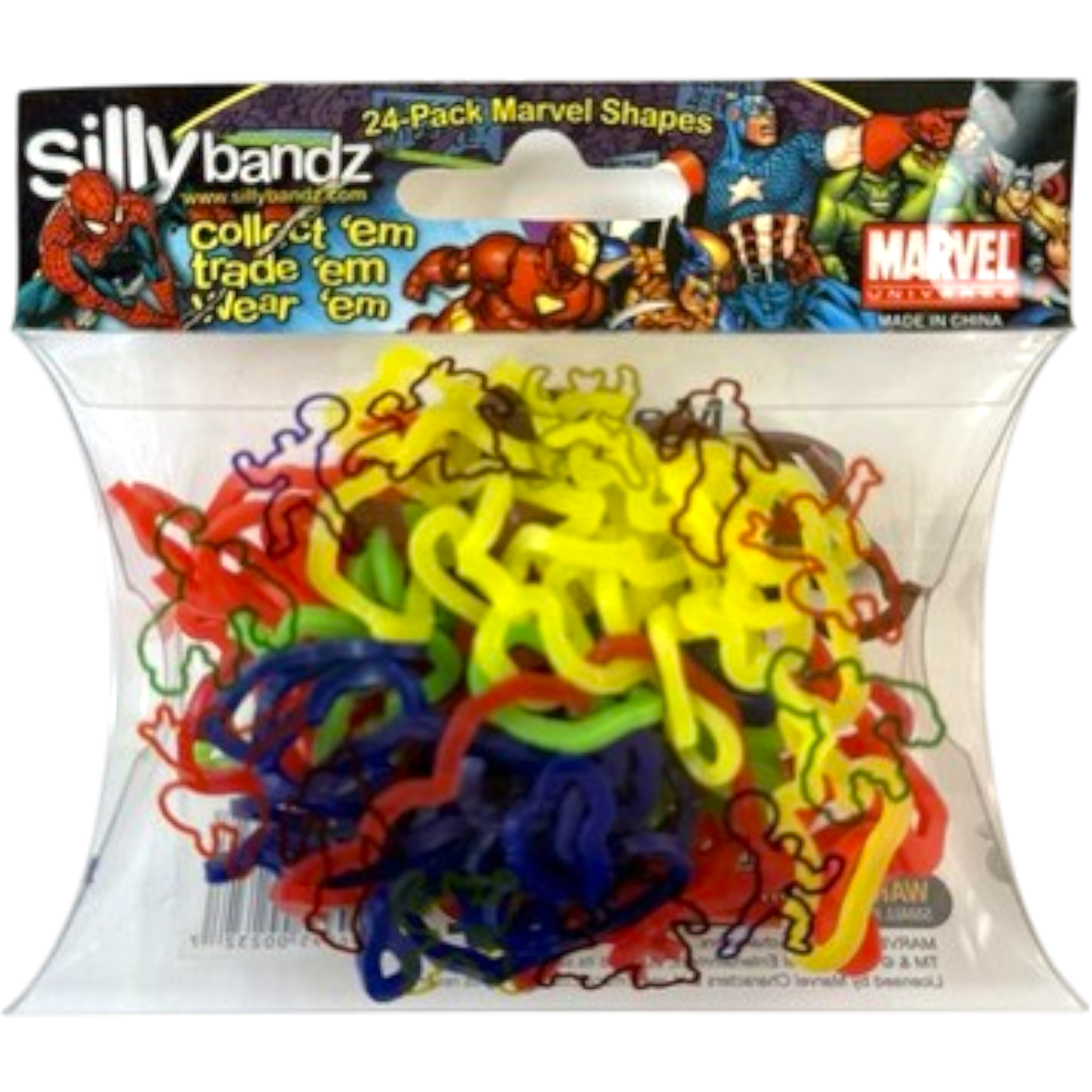 Silly Bandz Marvel 12 Count | Cow Crack Wholesale