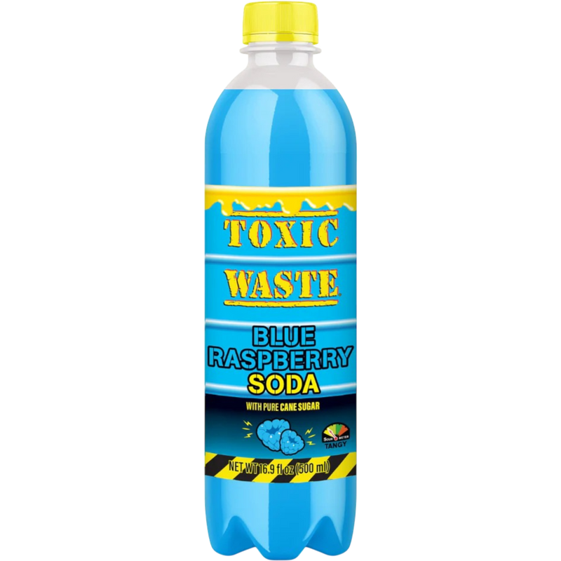 Toxic Waste Blue Raspberry Soda 12 Count | Cow Crack Wholesale