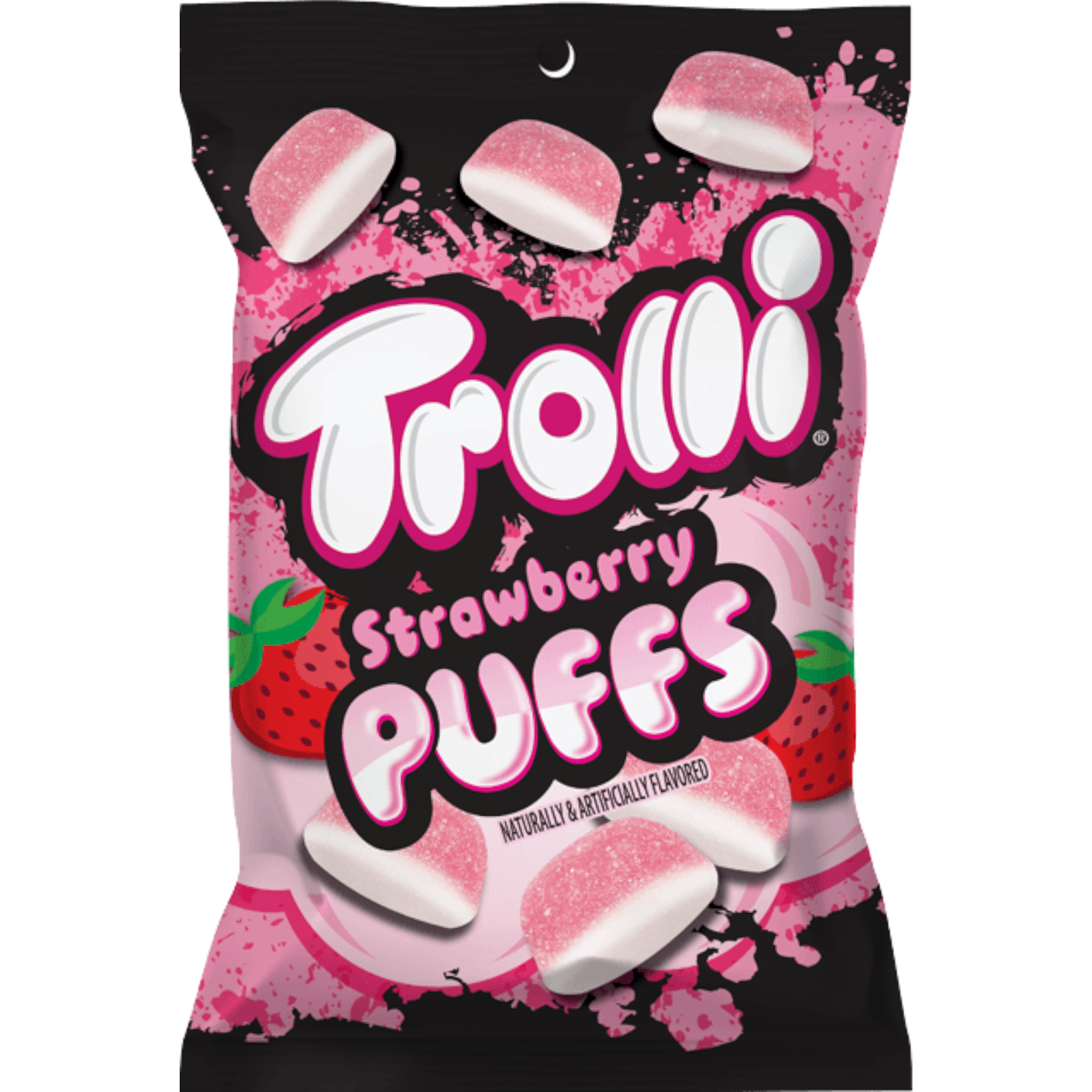 Trolli Strawberry Puffs 12 Count | Cow Crack Wholesale